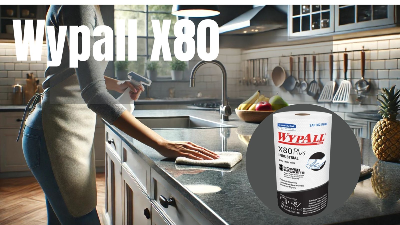 Wypall X80 Plus Kimberly Clark con 80 hojas | Productos con Envio!